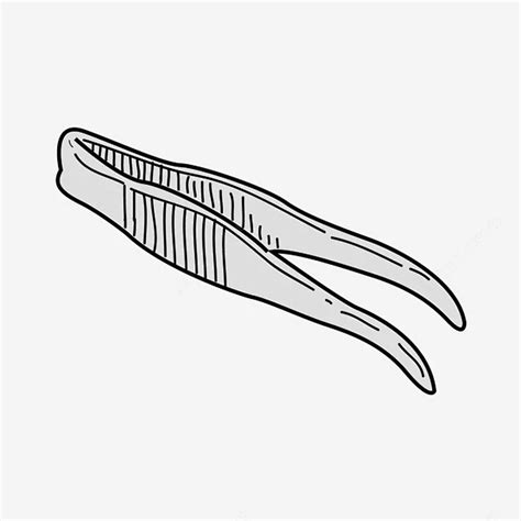 卡通手绘医疗镊子ai免抠素材新图网 卡通 手绘 医疗 镊子 花瓣网