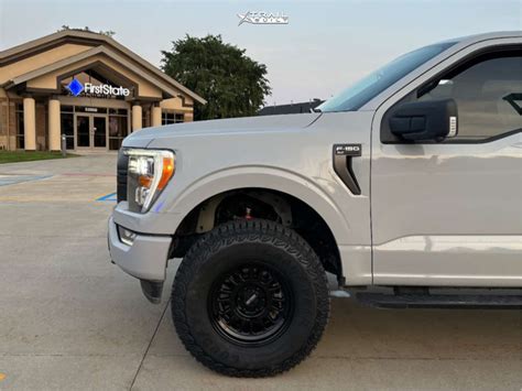 2023 Ford F 150 Wheel Offset Aggressive 1 Outside Fender Suspension