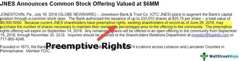 Preemptive Rights What Are They Waiver Examples Preemptive Rights What Are They Waiver Examples