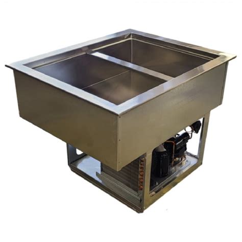 Bk Resources E Cp1 2 Drop In Cold Food Well 2 Wells 1 Deep Pan Rails