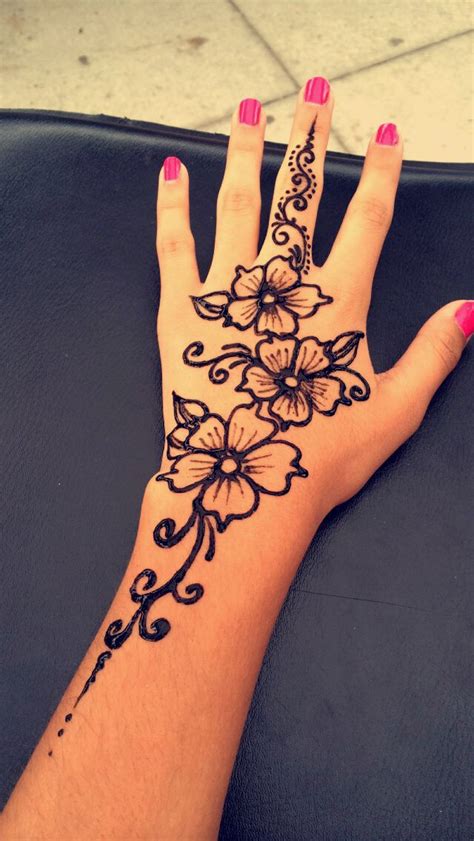 Flower Henna Henna Flower Designs Henna Tattoo Designs Hand Flower