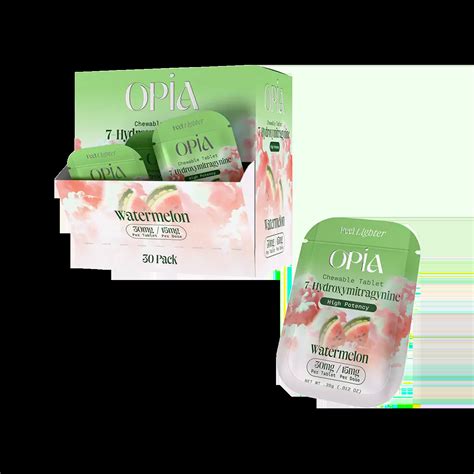 Opia 7 Hydroxymitragynine 30mg High Potency Chewable Tablet 1pk 30ct