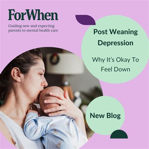 How To Cope With Post Weaning Depression Forwhen Posted On The Topic