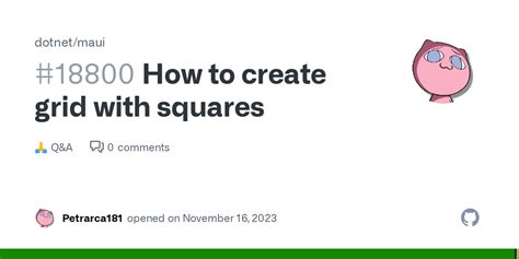 How To Create Grid With Squares Dotnet Maui Discussion Github