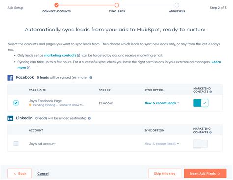 Connect And Set Up Your Ad Accounts In Hubspot