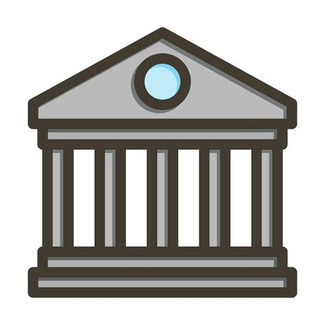 Governance Vector Thick Line Filled Colors Icon For Personal And