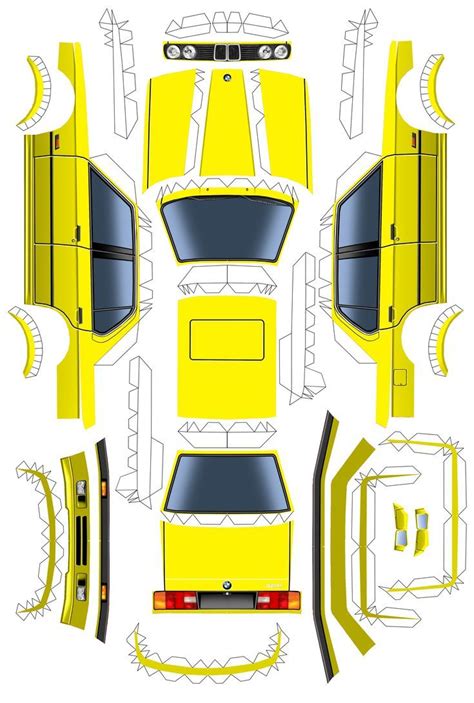 Bmw M5 E30 Papercraft Artofit