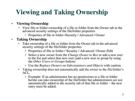 Understanding Ownership Ppt Download