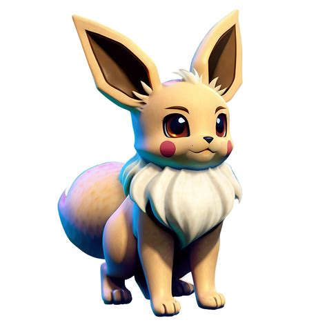 Download Eevee Evolution 3d Model Png Axm86