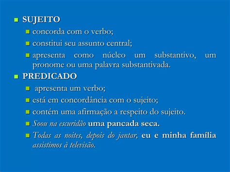 Exercicios Sobre Tipos De Sujeito E Predicado