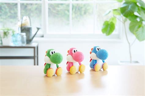 Amiibo Pink Yarn Yoshi Yoshis Woolly Series Game Games A Loja