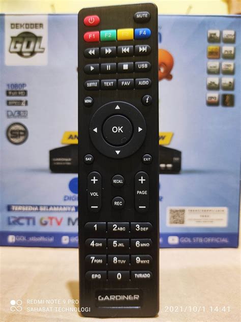 Remote K Vision Seri Gol Gardiner Optus Lgsat Original Dan Kw1 Lazada