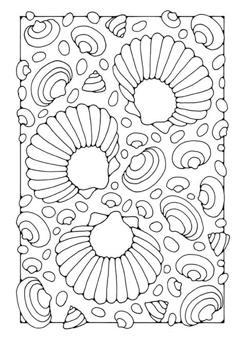 Coloring Page Shells Free Printables Img 21815