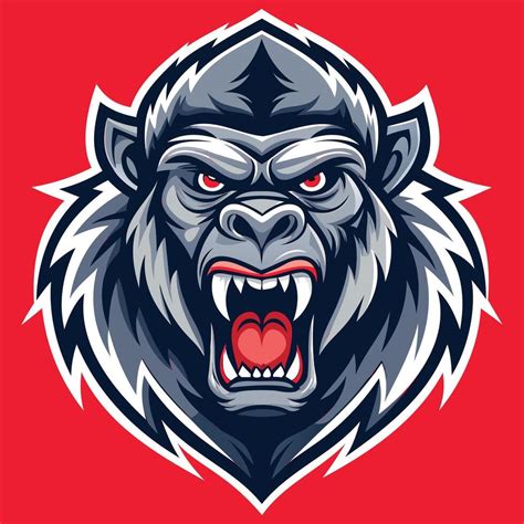 Powerful Primate Logo Head 61054496 Vector Art At Vecteezy
