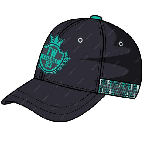 Premium Vector Unisex Wear Sporty Baseball Cap In Editable Vector