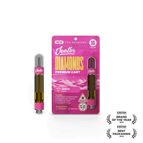 Jeeter Gelato 510 1g Vape Cart 1g Vaporizers Jeeter
