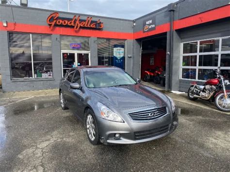 Used 2013 Infiniti G Sedan 37x Awd For Sale In Tacoma Wa At Goodfellas