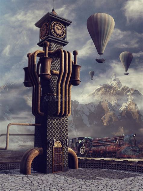 Rusty Old Train Stock Illustrations 1012 Rusty Old Train Stock