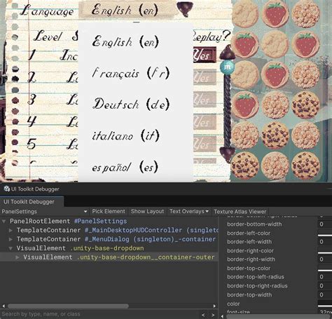 How Do You Override Class Selectors Of Objects Descended From The Panelsettings Layer But Which