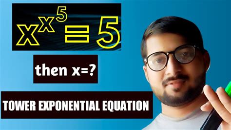 Tower Exponential Equationll Iit Maths Ll Ssc Maths Ll Jee Maths Youtube