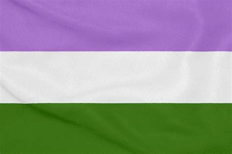 Premium Photo Lgbt Genderqueer Pride Community Flag On A Textured