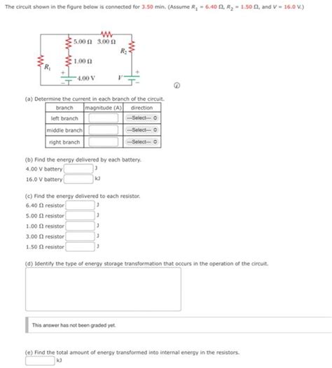Solved The Circuit Shown In The Figure Below Is Connected Chegg