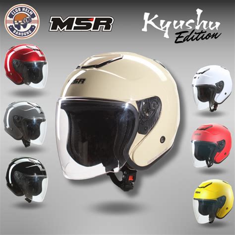 Jual Helm Dewasa Sni Unisex Msr Kyushu Kyoto Polos Pria Wanita Cowo