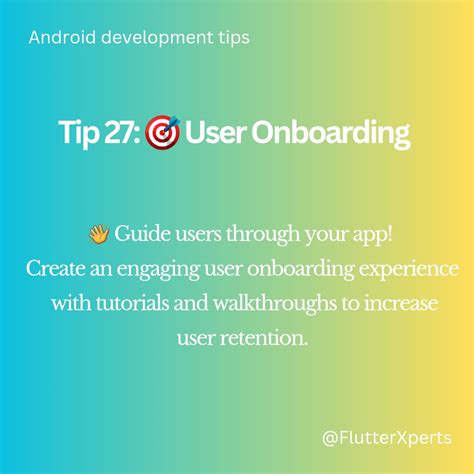 Flutter Xperts On Linkedin Androiddevtips Useronboarding Apponboarding Appdevelopment