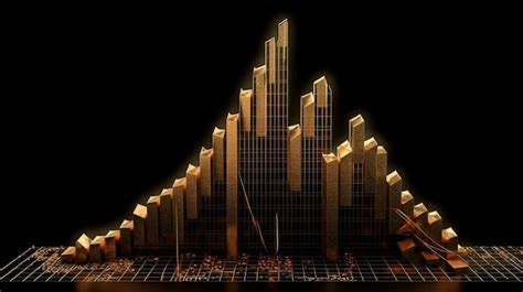 Premium Ai Image Dark Backdrop With A Downward Red Crisis Chart Grid
