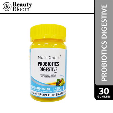 Nutrixpert Probiotics Digestive Gummies 30s Fe7 Shopee Philippines