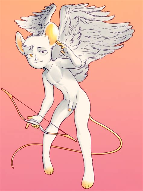 Rule 34 Anthro Bent Over Bow Weapon Casual Exposure Casual Nudity Emellond Feathered Wings