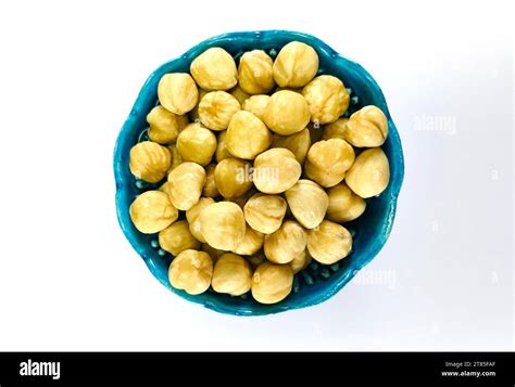 Hazelnut Hazelnut Health Organic Filbert White Background Concept