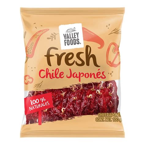 Chile Japones Valley Foods Fresh 100 G Soriana