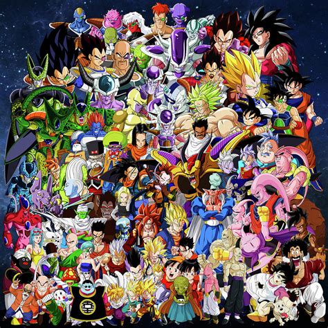 Drawings Of Dragon Ball Super Characters At David Frakes Blog