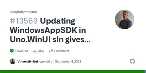 Updating Windowsappsdk In Unowinui Sln Gives Build Errors Cs0433 Type Exists In Both