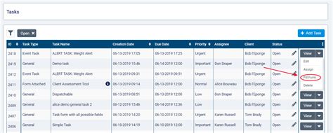 How Do I Create A Form As A Task Fill Out The Form On Web AlayaCare