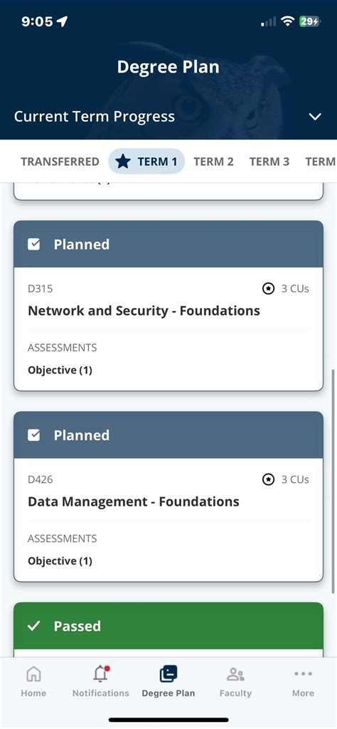 Classes First Term R Wgu Devs