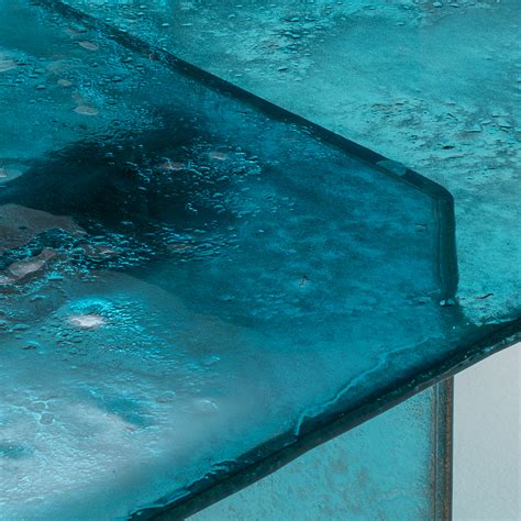 Nassa Contemporary Style Table Blue Glass Table Custom Table Melt Collection Arte Veneziana