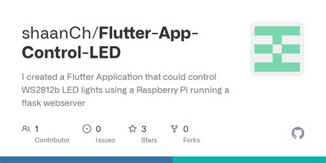 Github Shaanchflutter App Control Led I Created A Flutter Application That Could Control