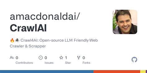 Github Amacdonaldaicrawlai 🔥🕷️ Crawl4ai Open Source Llm Friendly