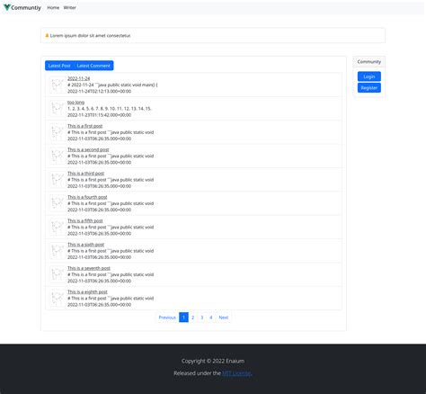 github enaium practice community a simple community