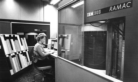On This Day In 1956 Ibm Introduces The Ramac 305 1st Commercial Computer With A Hard Drive