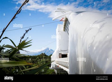 Te Rewa Rewa Bridge Under Maintenance Scaffolding Around The Bridge