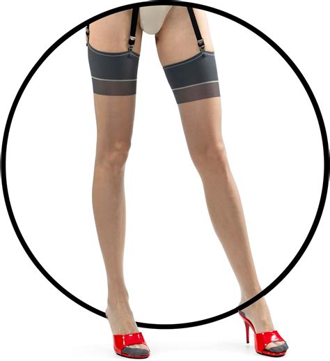 Avian Legs Chic Gray Back Seam Thigh Highs Vintage Style Sheer Classic