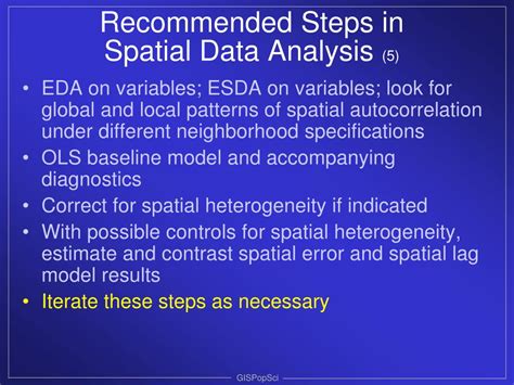 Ppt Advanced Spatial Analysis Spatial Regression Modeling Powerpoint
