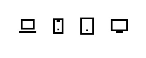 Pixel Device Set Icon Vector Art At Vecteezy