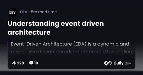 Understanding Event Driven Architecture R Softwarearchitecture