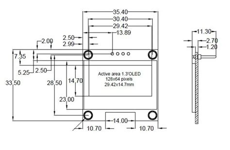 Oled 1 3 I2c Datasheet Specifications Pinout And Features