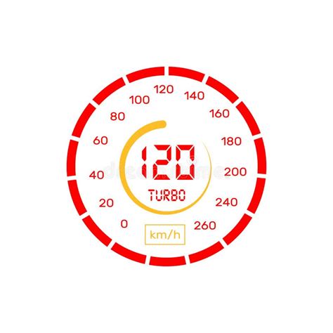 Speed Level Indicator Performance Power Measure Rating From Low To