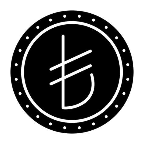 Premium Vector Turkish Lira Icon